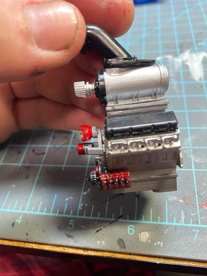 PSI Blown BBC Outlaw Engine Supercharged Pro Mod 3D model 3D printable ...