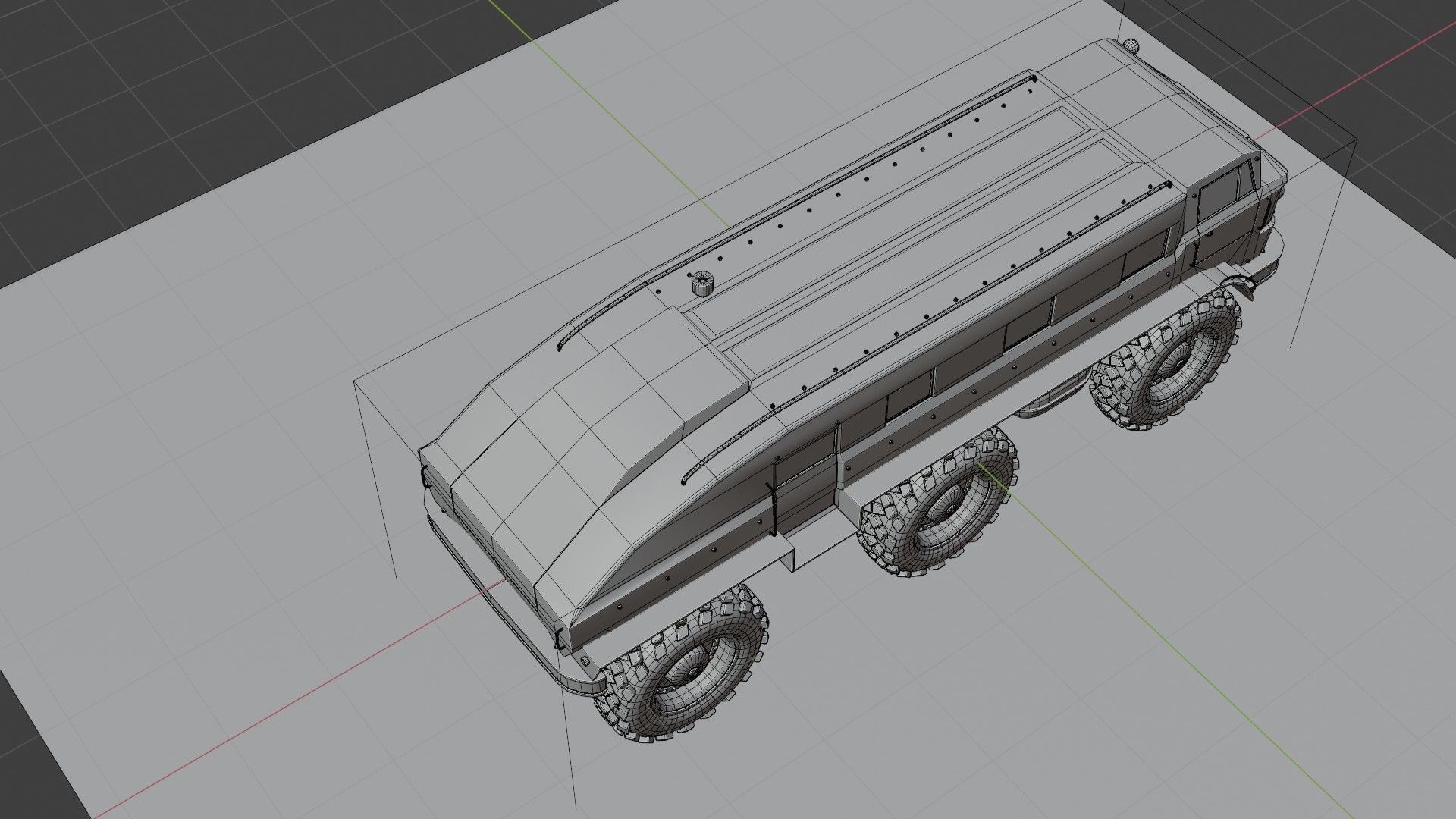 ZIL-E167 soviet monster truck - free model free VR / AR / low-poly 3D ...
