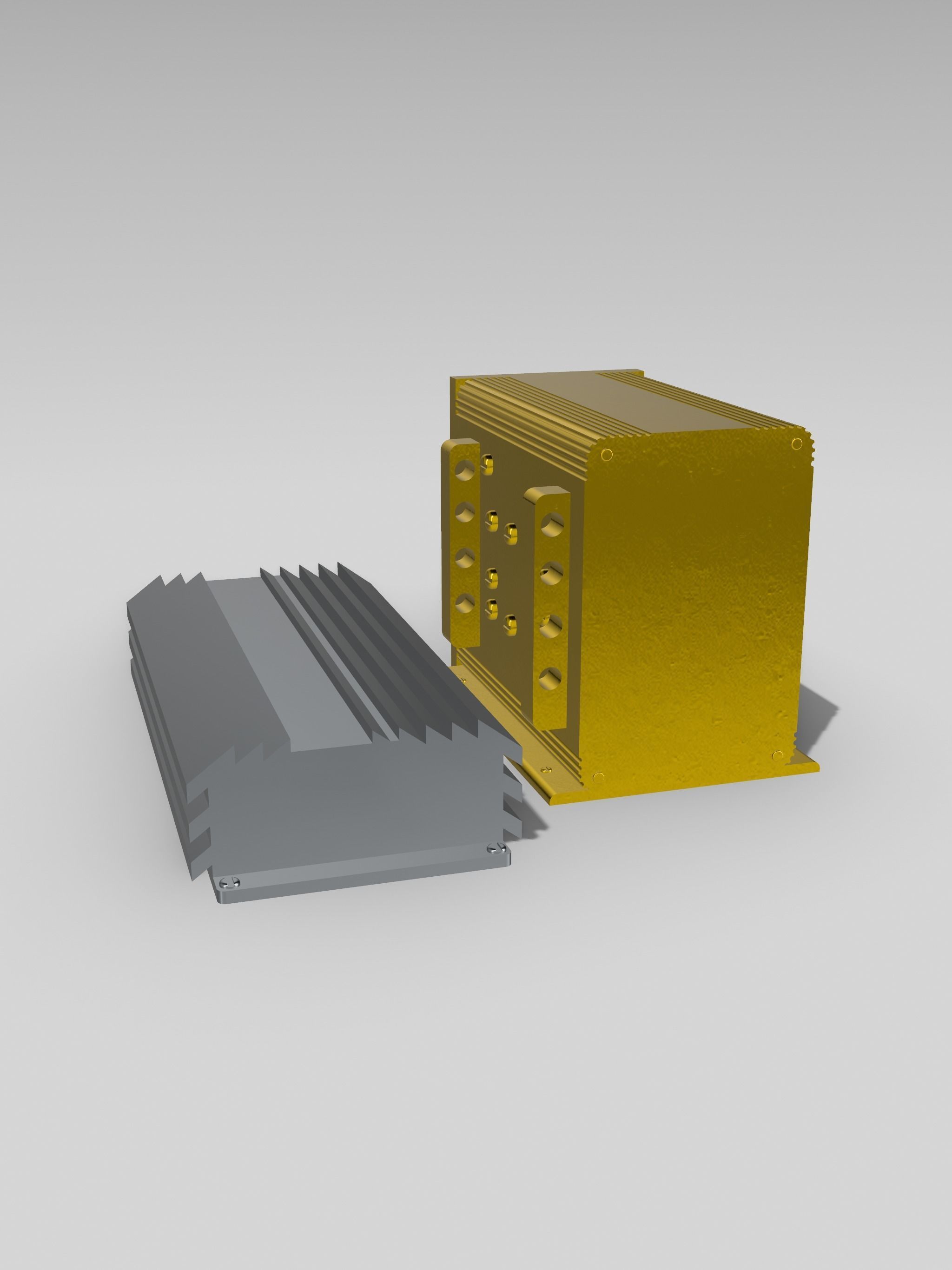 PRO MOD 6 pce Combo Pack Racepack MSD Boxes AN Fittings etc 3D model 3D ...