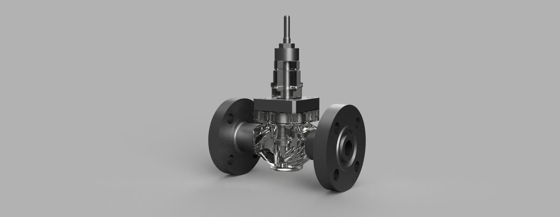 The axial valve 3D model | CGTrader
