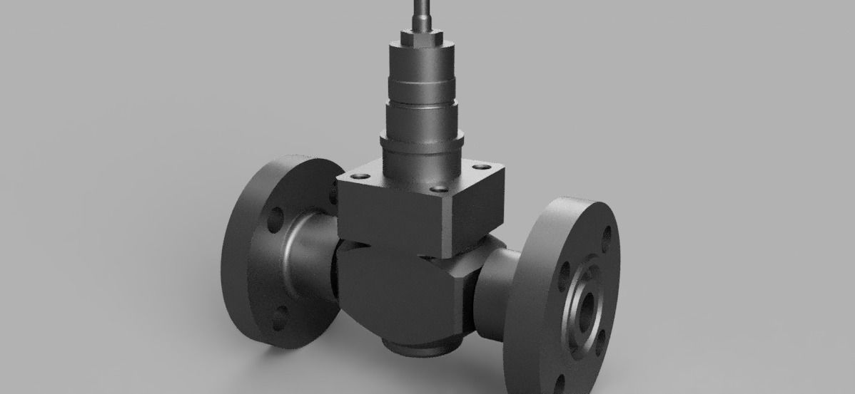 The axial valve 3D model | CGTrader