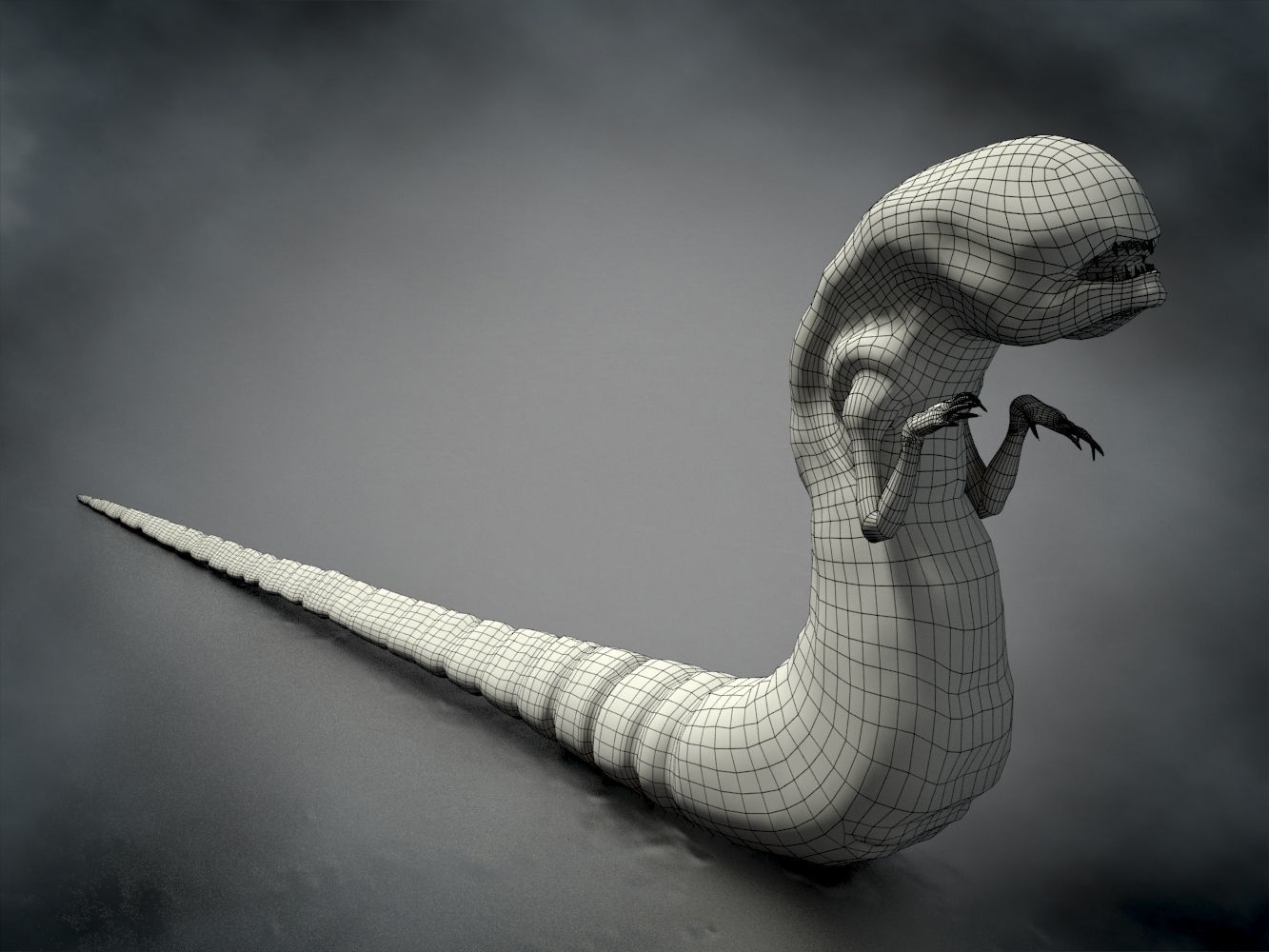 3D model Chestburster VR / AR / low-poly rigged | CGTrader