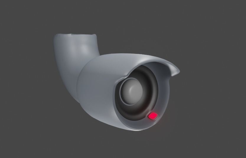 CCTV Camera Low Poly free 3D model | CGTrader