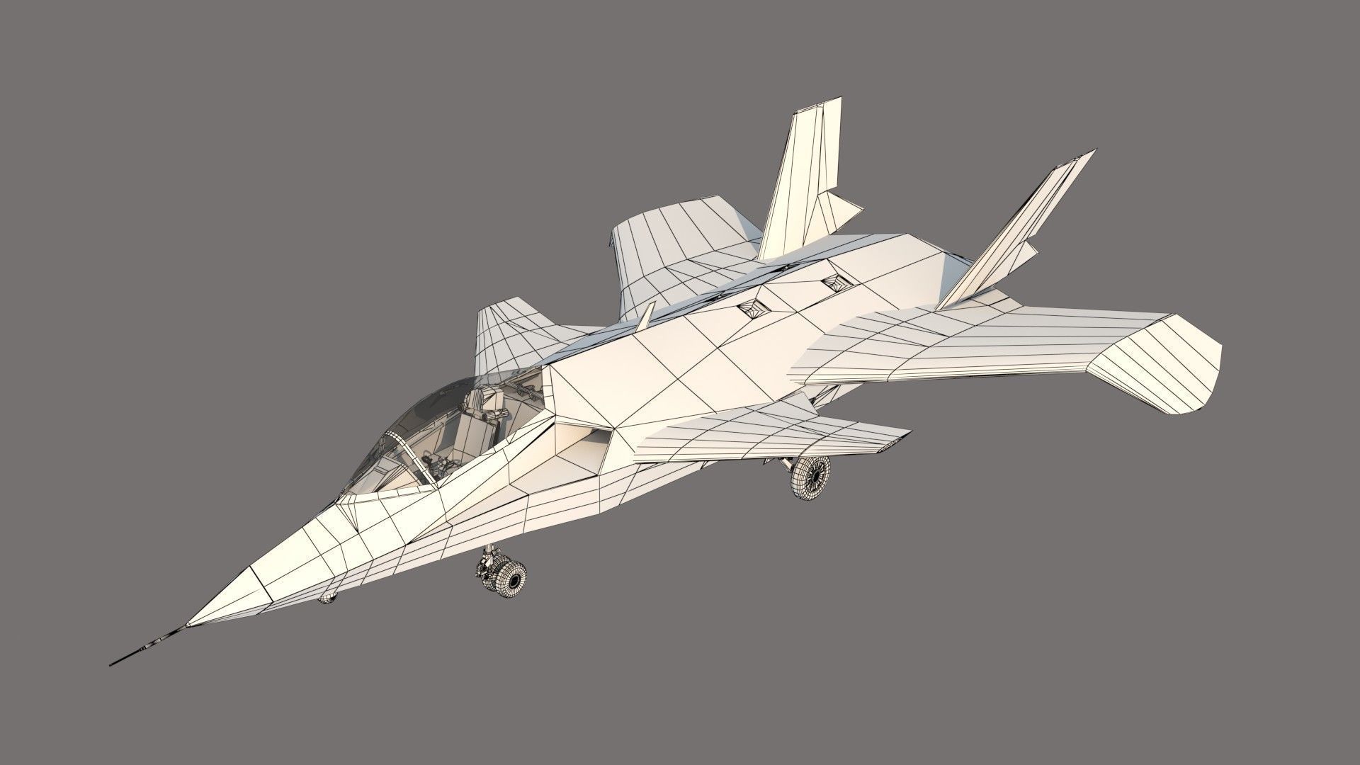 3D model Qaher F-313 iranian stealth fighter VR / AR / low-poly | CGTrader