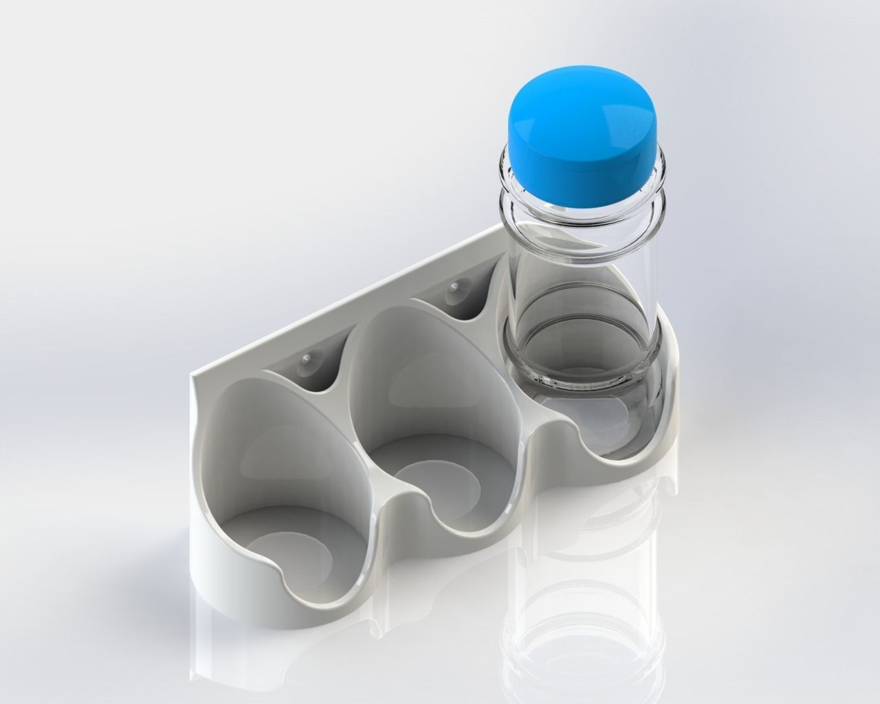 SPICE JAR AND COFFE JAR RACK MOUNTED HOLDER 3D PRINTED 3D model 3D ...