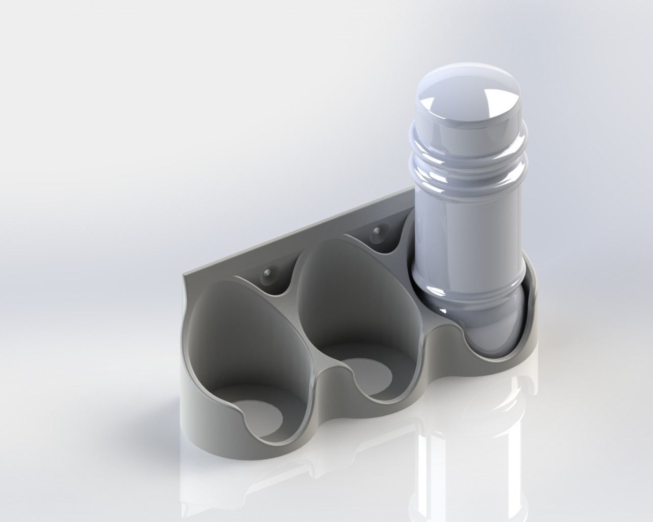 SPICE JAR AND COFFE JAR RACK MOUNTED HOLDER 3D PRINTED 3D model 3D ...