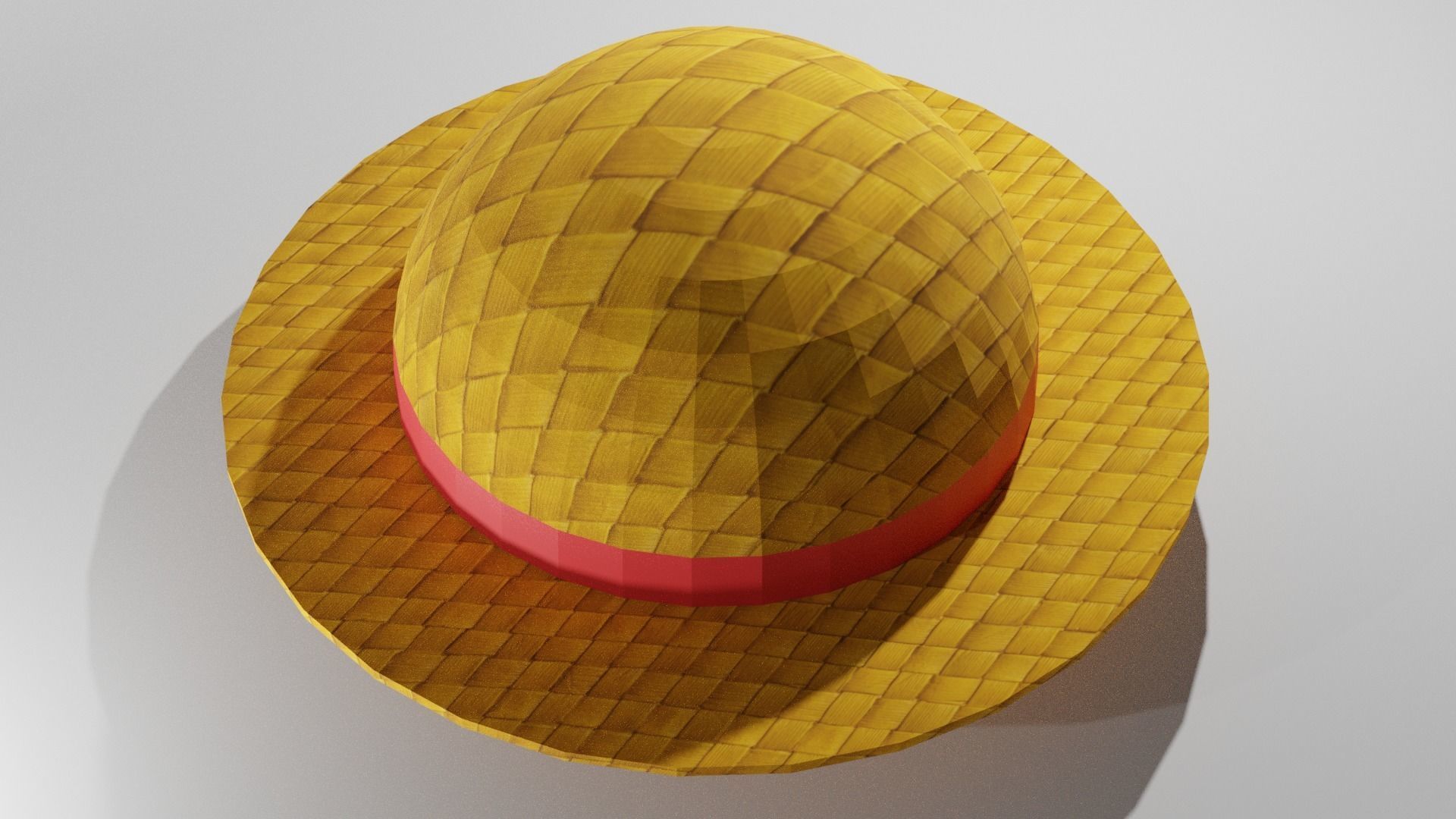 3D model Luffy hat VR / AR / low-poly | CGTrader