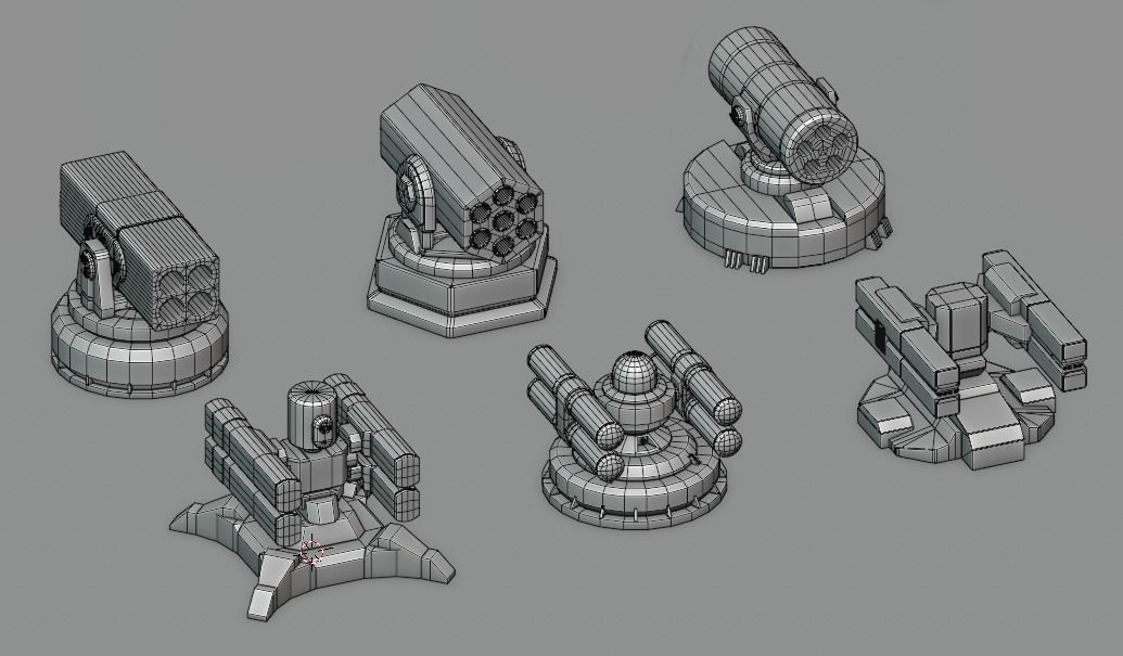 3D model Missile and Rocket Launcher Pack VR / AR / low-poly | CGTrader