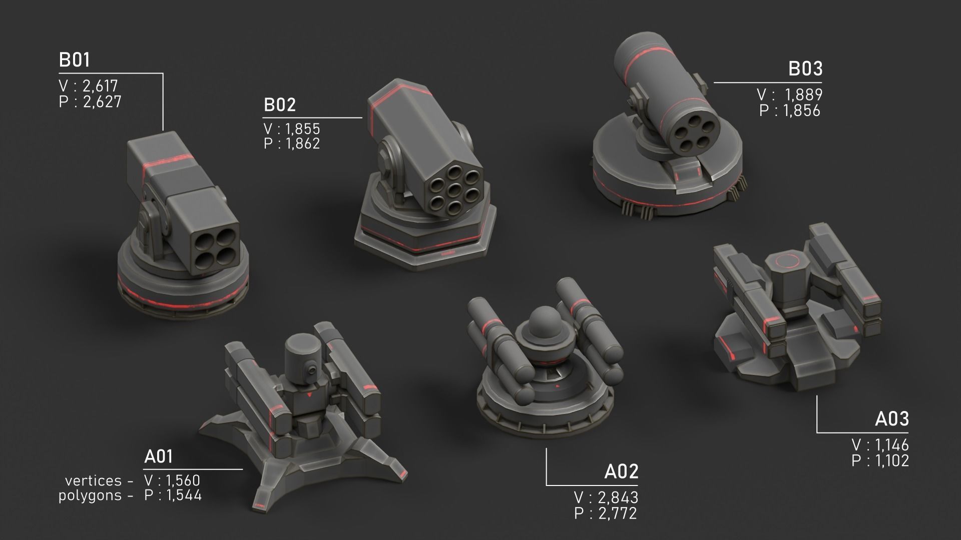 3D model Missile and Rocket Launcher Pack VR / AR / low-poly | CGTrader