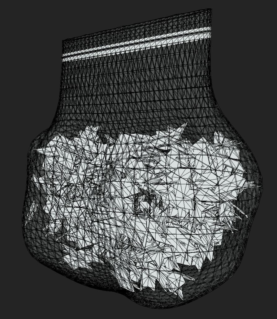 3D model Simple Meth Bag VR / AR / low-poly | CGTrader