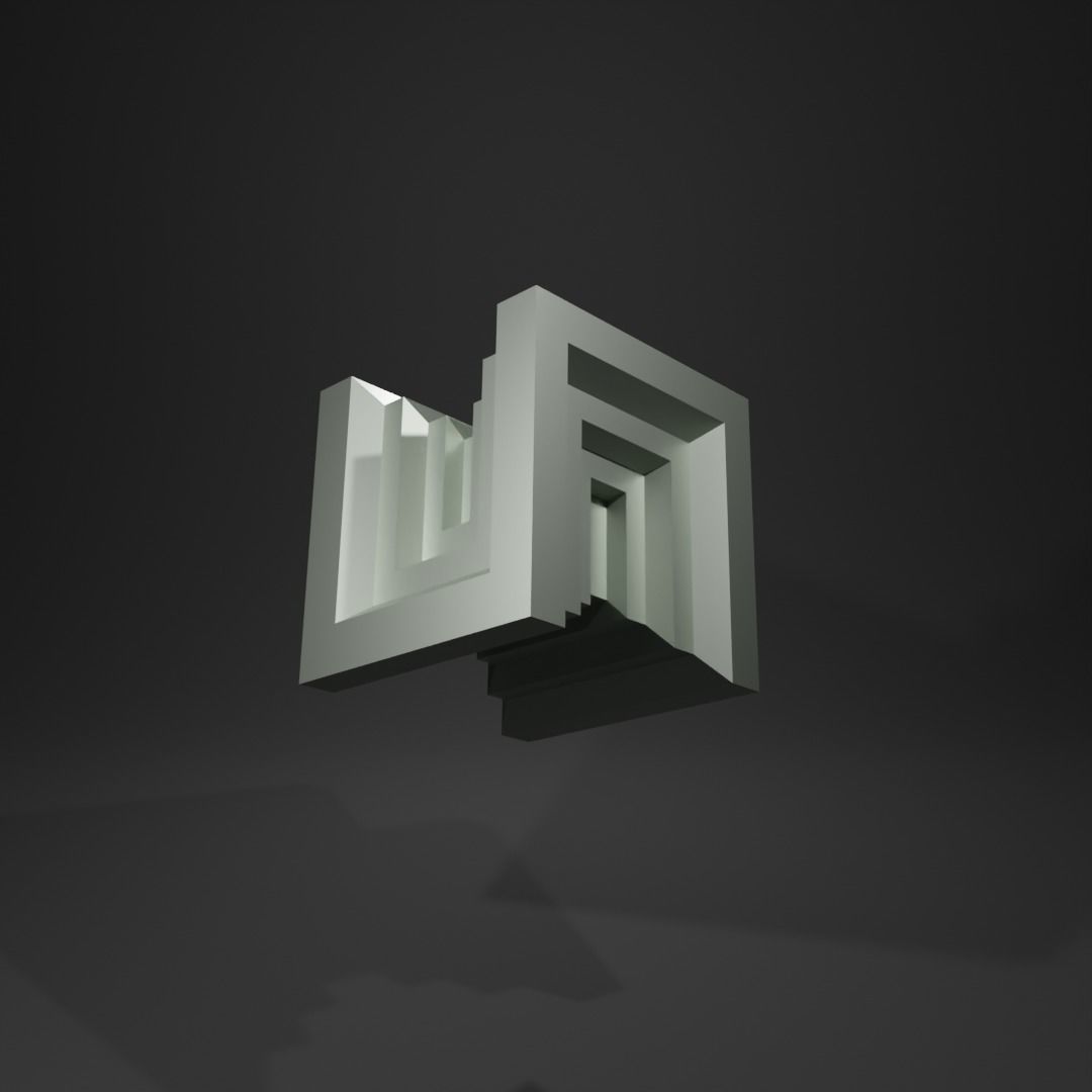 Number 1 cube free 3D model | CGTrader