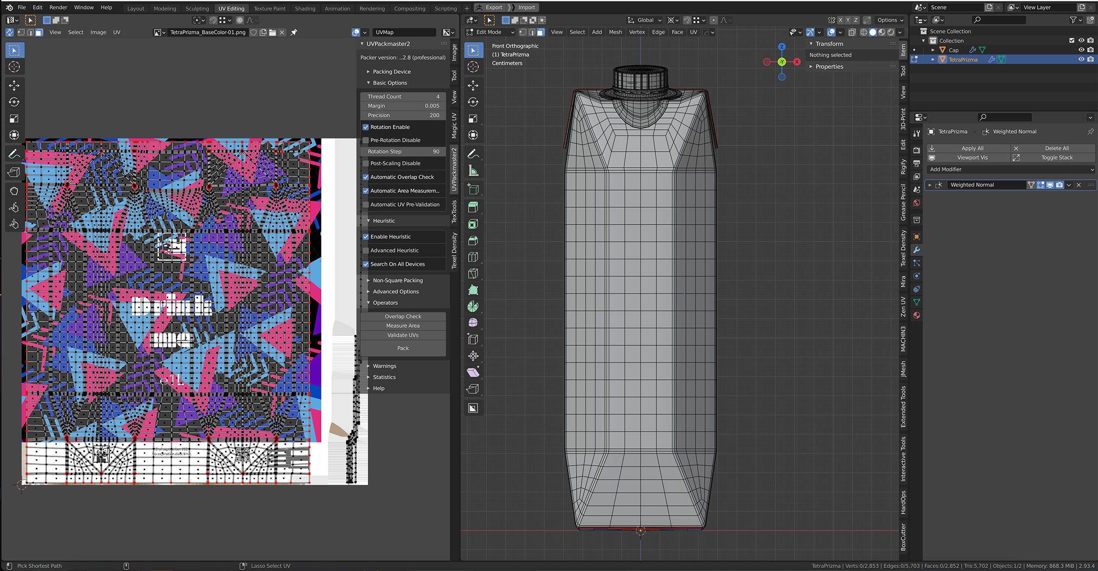 Tetra Pack Prisma Edge 1000ml with Dreamcap 3D model | CGTrader