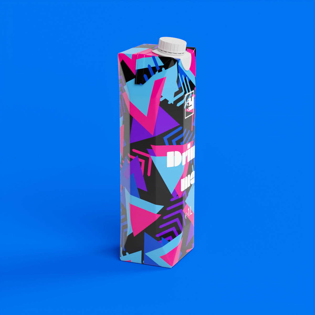 Tetra Pack Prisma Edge 1000ml with Dreamcap 3D model | CGTrader