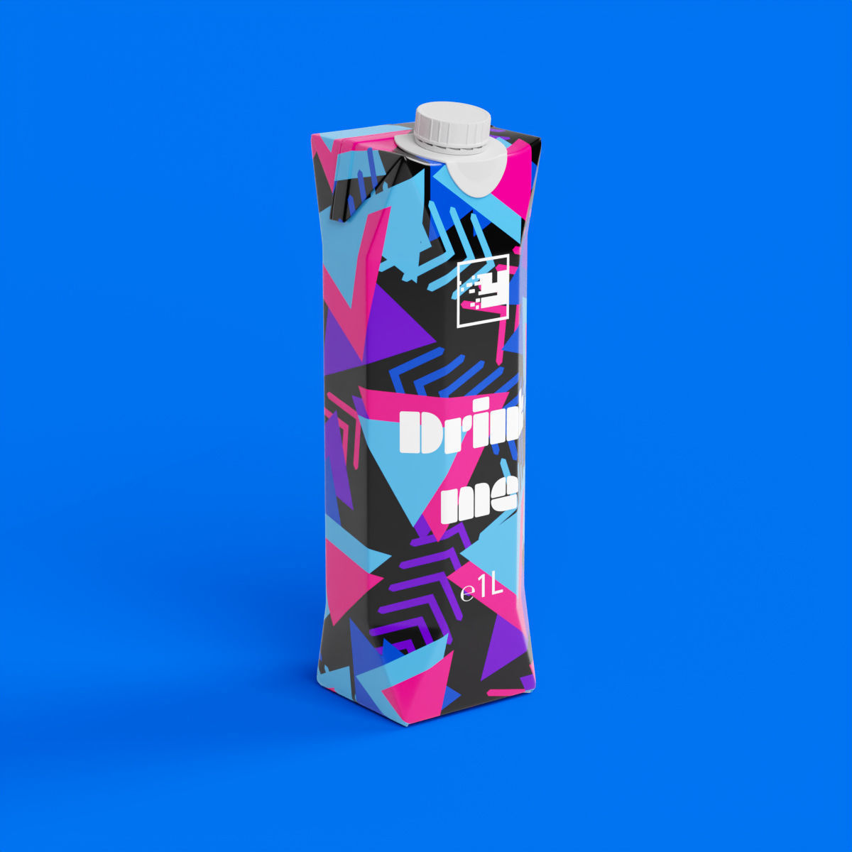 Tetra Pack Prisma Edge 1000ml with Dreamcap 3D model | CGTrader