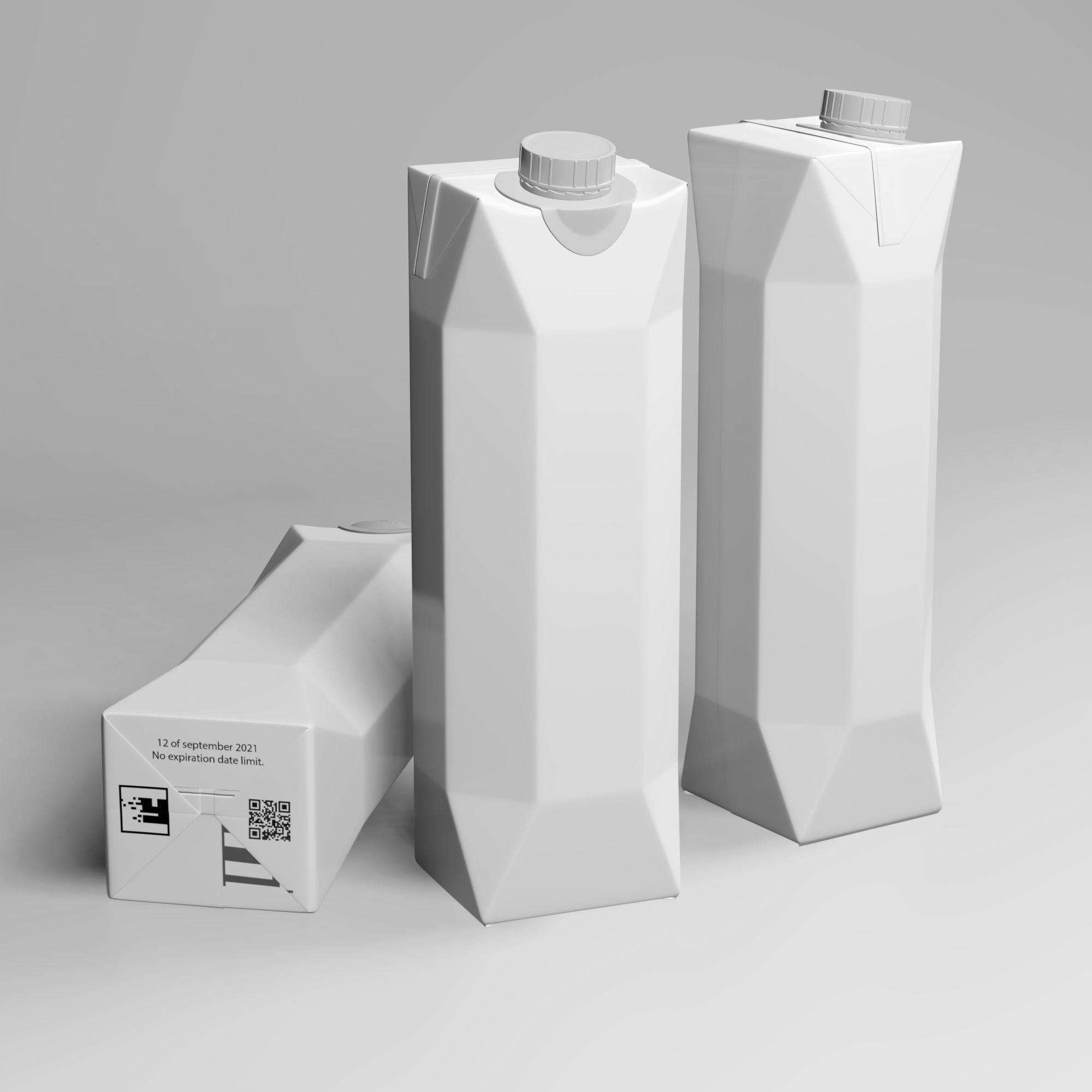 Tetra Pack Prisma Edge 1000ml with Dreamcap 3D model | CGTrader