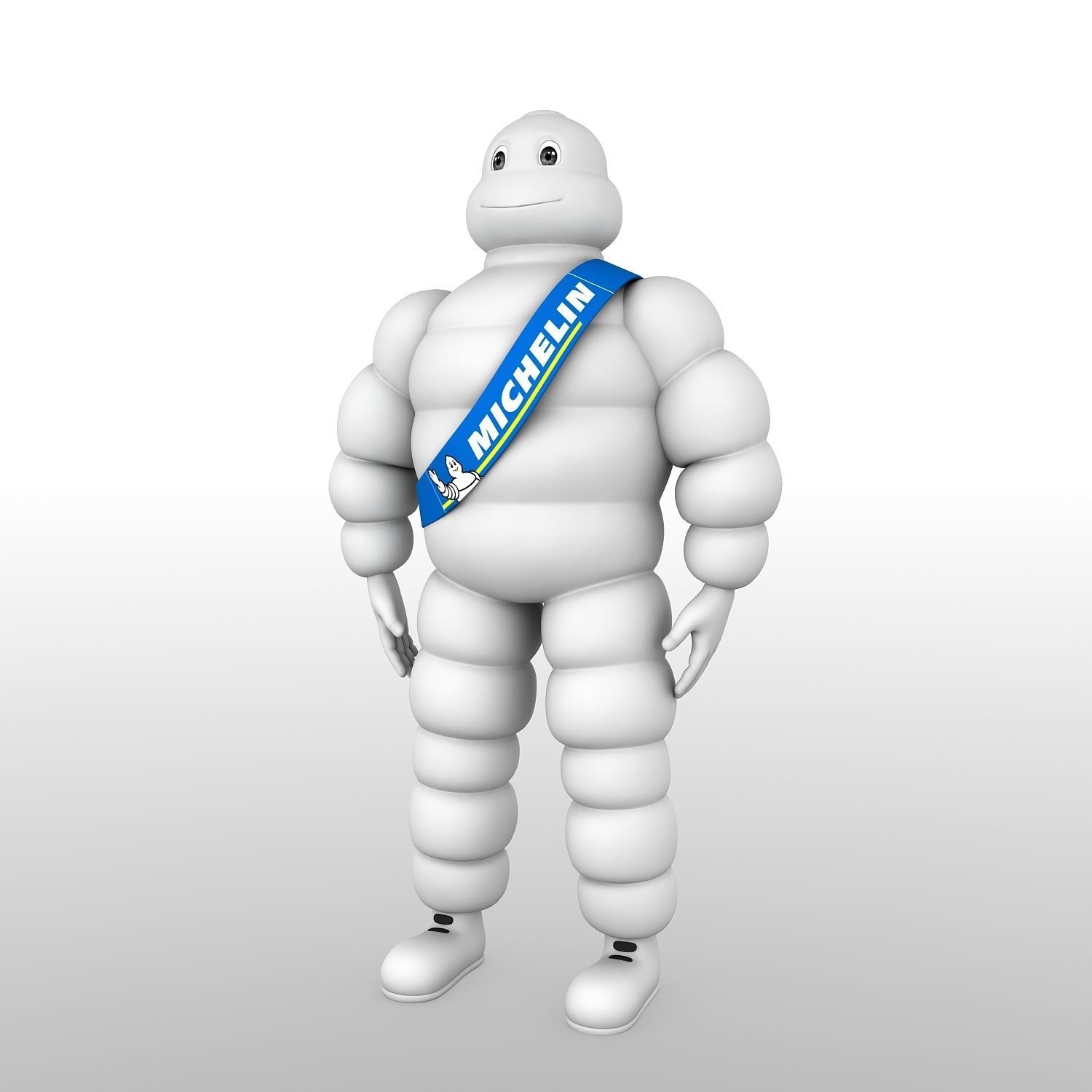 3D model Michelin Mascot VR / AR / low-poly | CGTrader