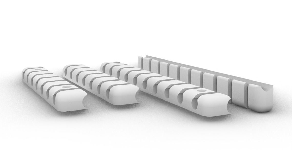 cable management accessories 3D model 3D printable | CGTrader