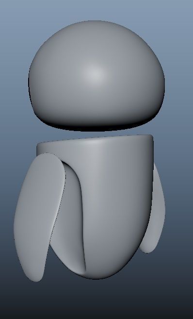 Robot Eva from the cartoon Walle free VR / AR / low-poly 3D model ...