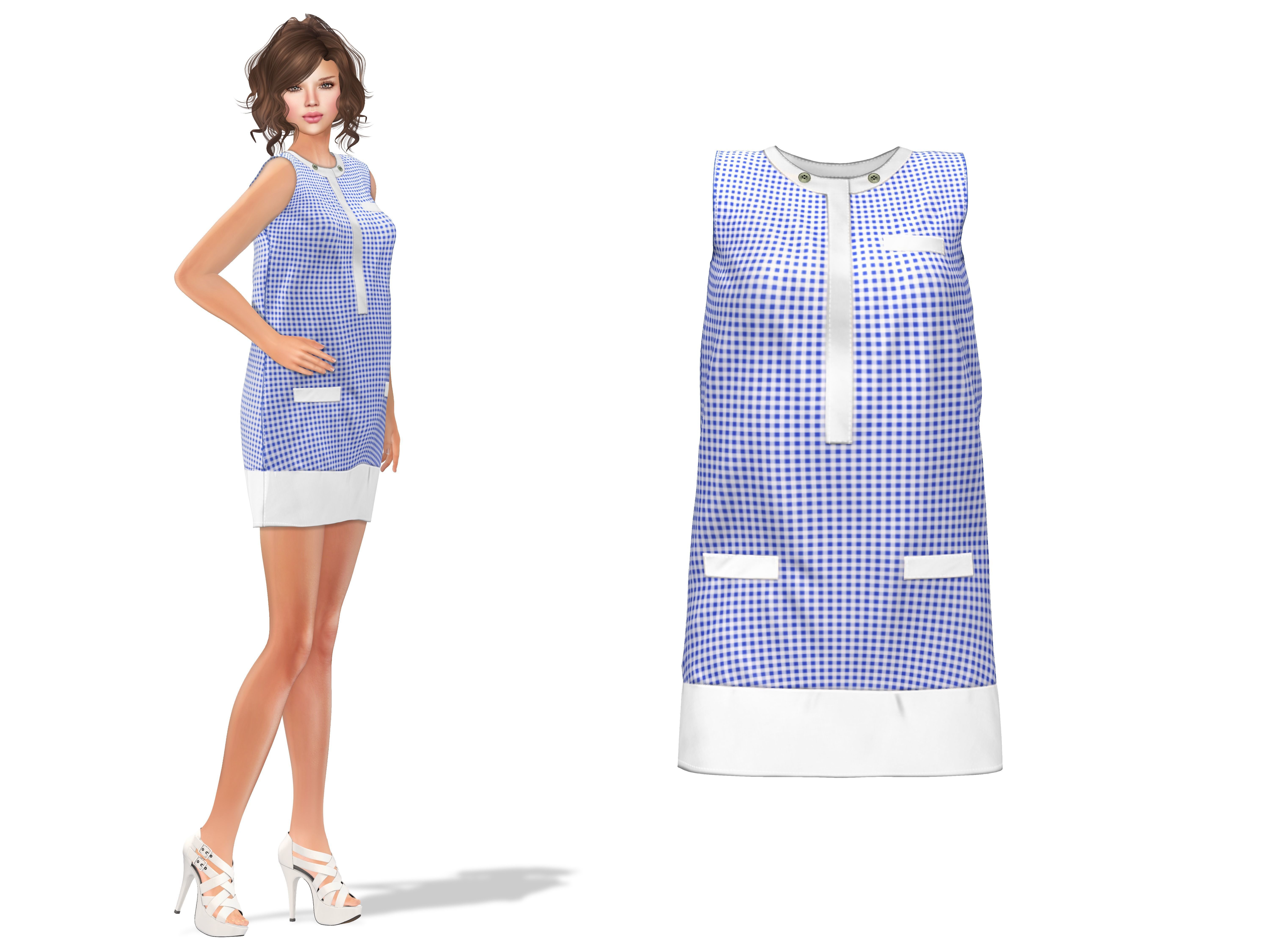 3D model Tunic Dress VR / AR / low-poly | CGTrader