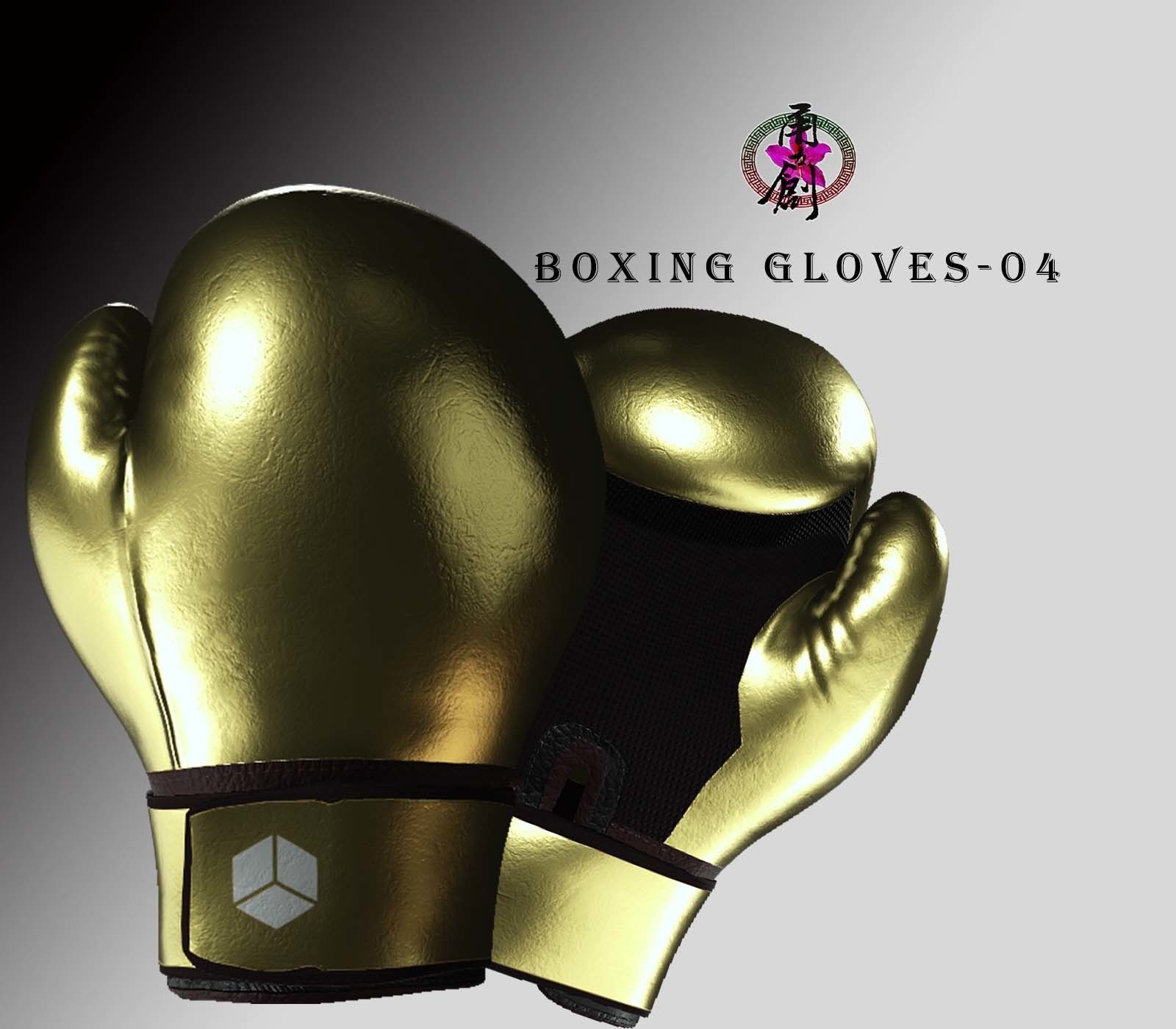 3D model Boxing Glove-Gold VR / AR / low-poly | CGTrader