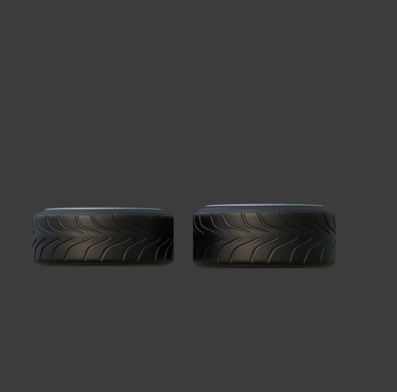 LOK Wheel set Front and Rear Separated Wheel Hub 3D model 3D printable ...