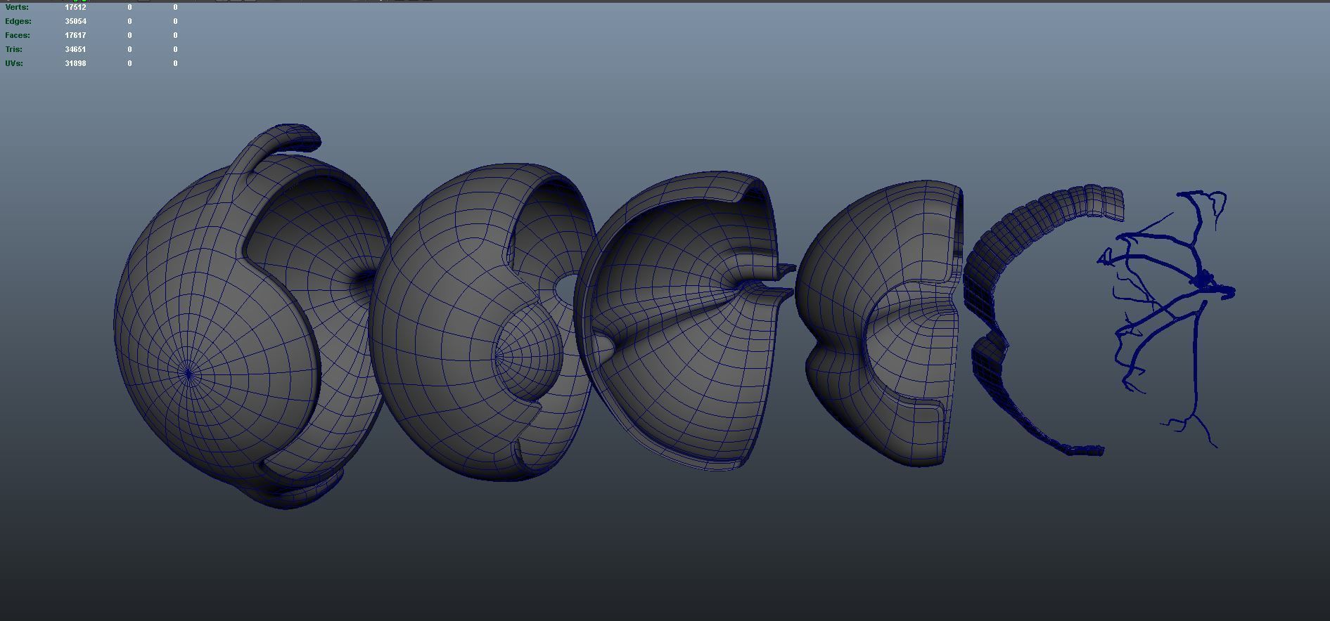 3d human eye anatomy system 3D model | CGTrader