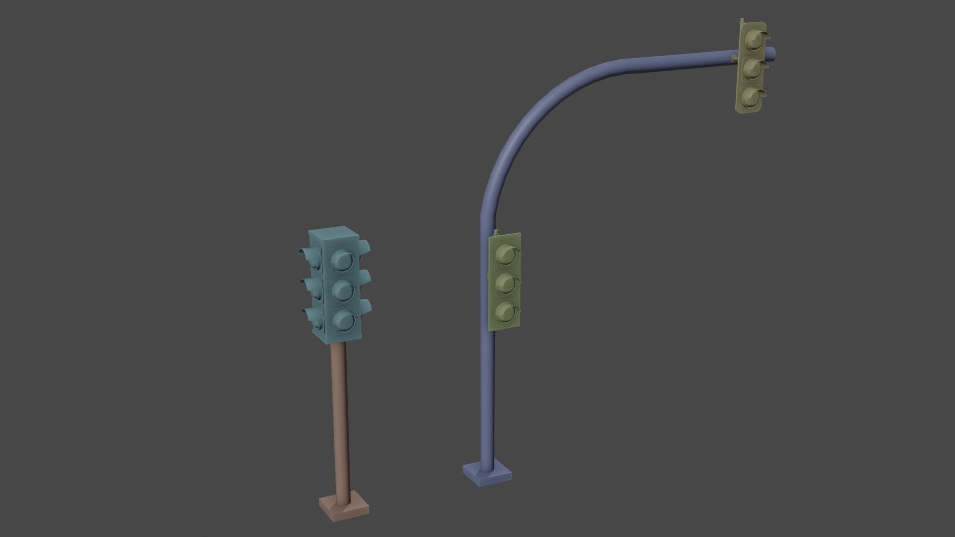 3D model traffic light VR / AR / low-poly | CGTrader