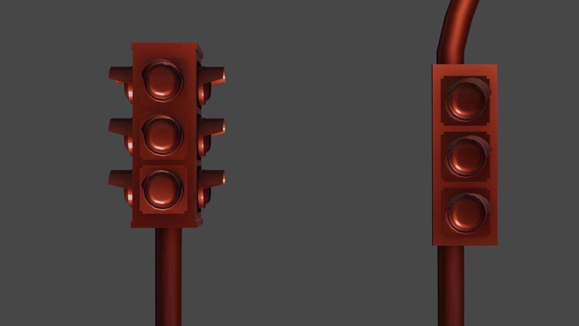 3D model traffic light VR / AR / low-poly | CGTrader