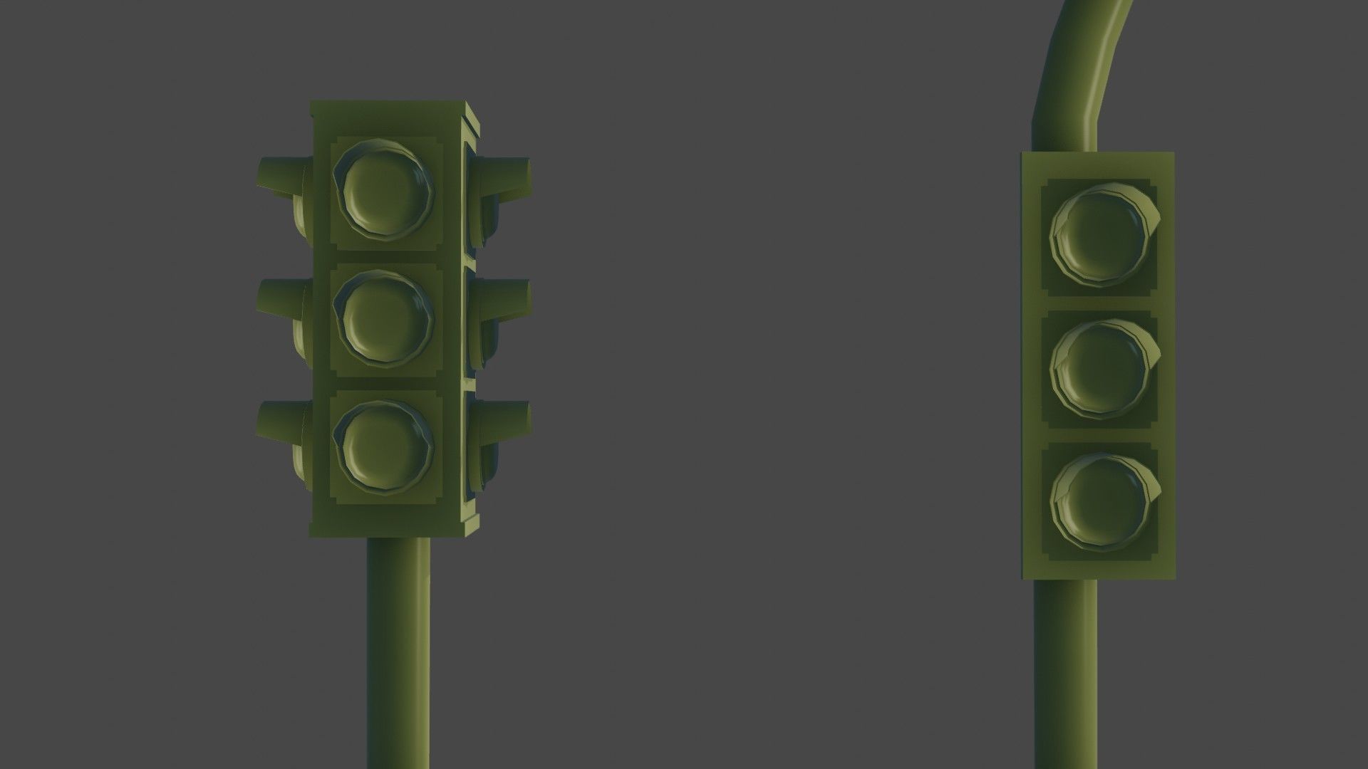 3D model traffic light VR / AR / low-poly | CGTrader