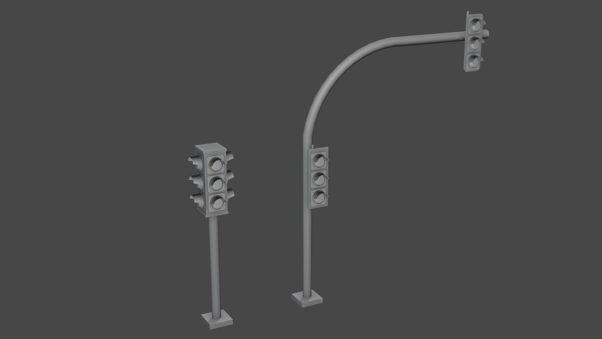 3D model traffic light VR / AR / low-poly | CGTrader