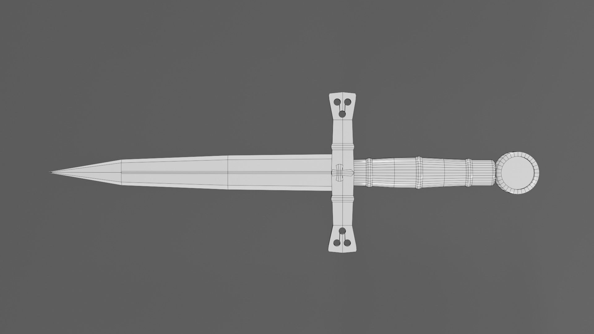 3D model Medieval dagger 1 VR / AR / low-poly | CGTrader