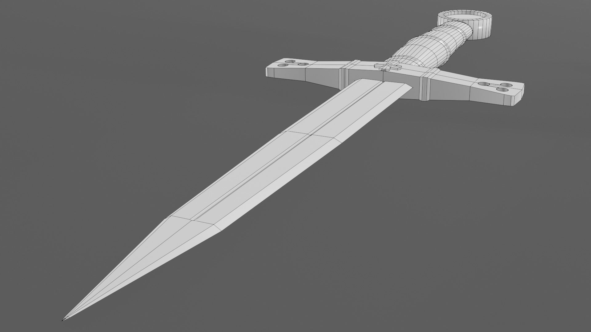 3D model Medieval dagger 1 VR / AR / low-poly | CGTrader