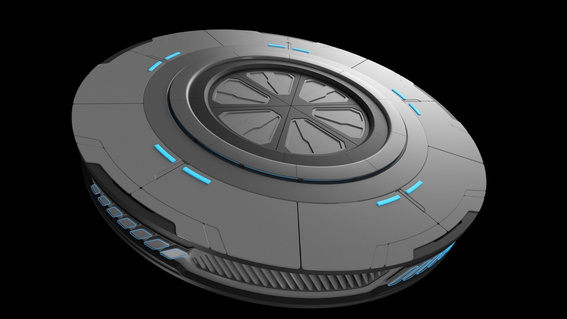 Broadcast Platform 3D model animated | CGTrader