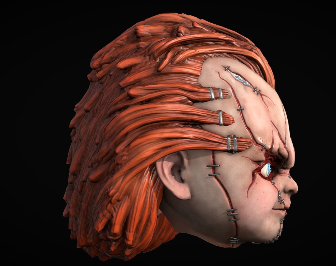 Chucky Head 3D model | CGTrader