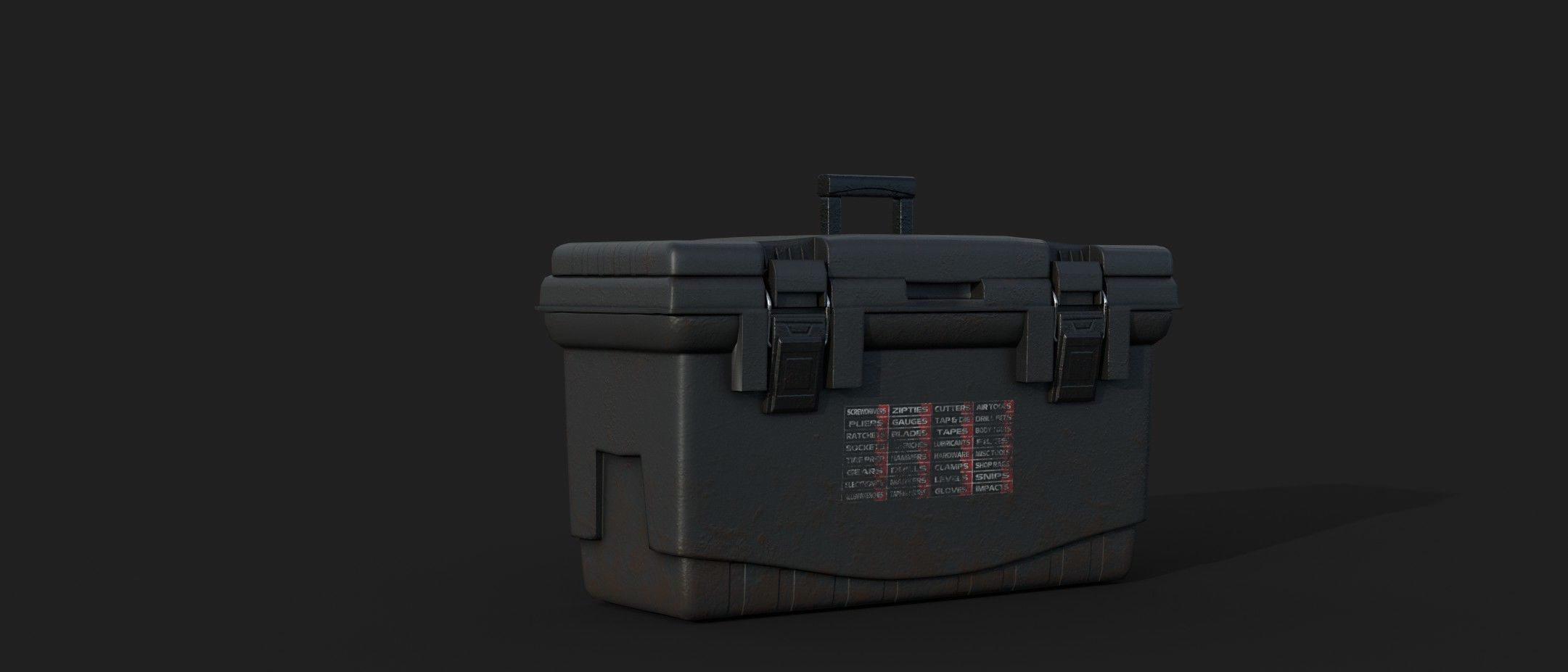 3D model Worn out Tool Box VR / AR / low-poly | CGTrader