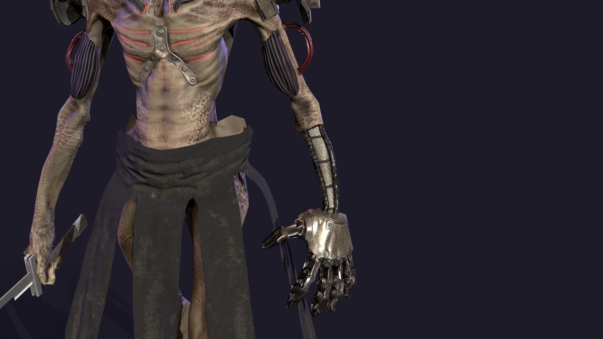 3D model Monster Cyber VR / AR / low-poly | CGTrader