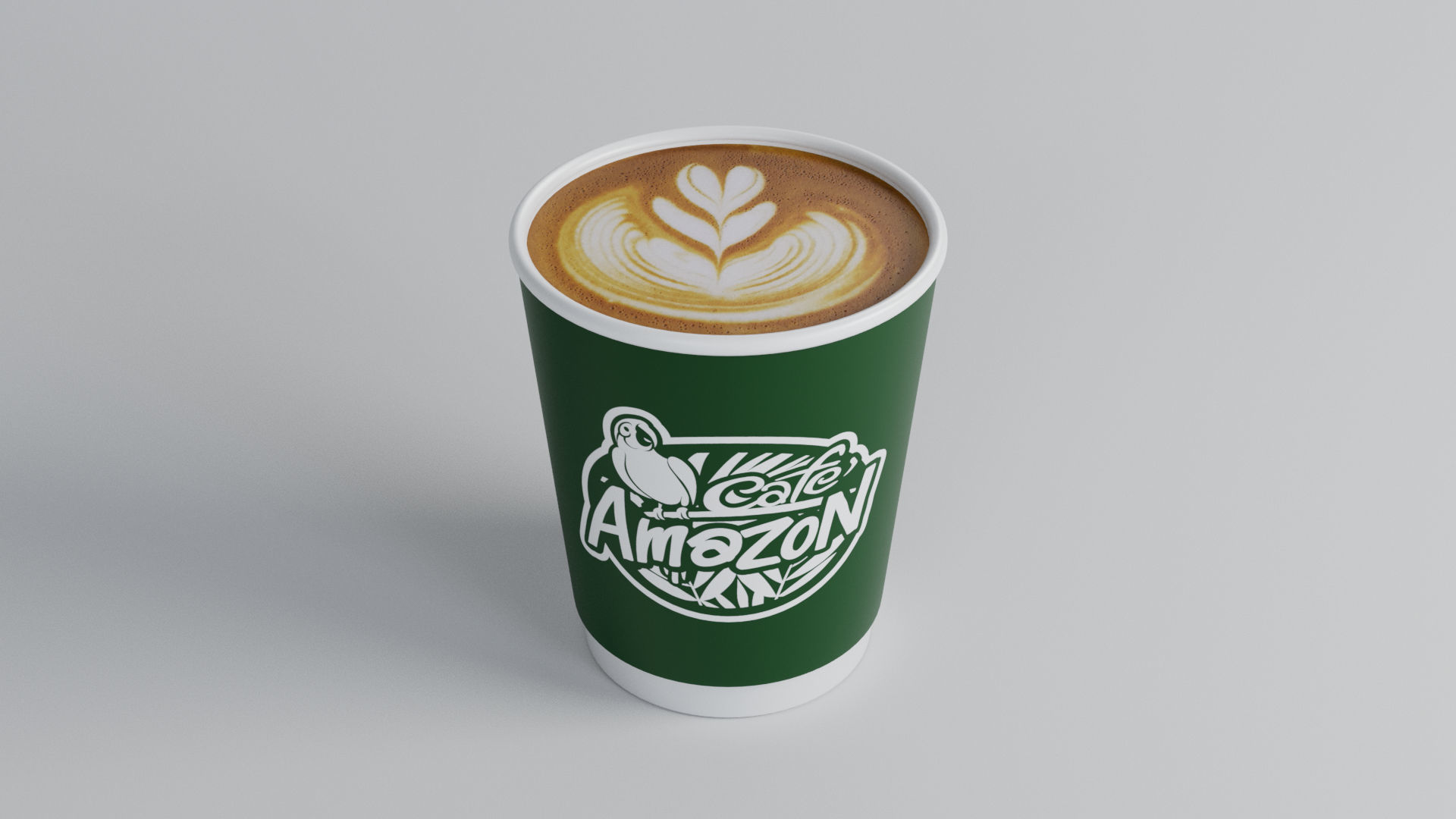 3D model Cafe Amazon Cup VR / AR / low-poly | CGTrader