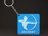 Archery Keychain 3D model 3D printable | CGTrader