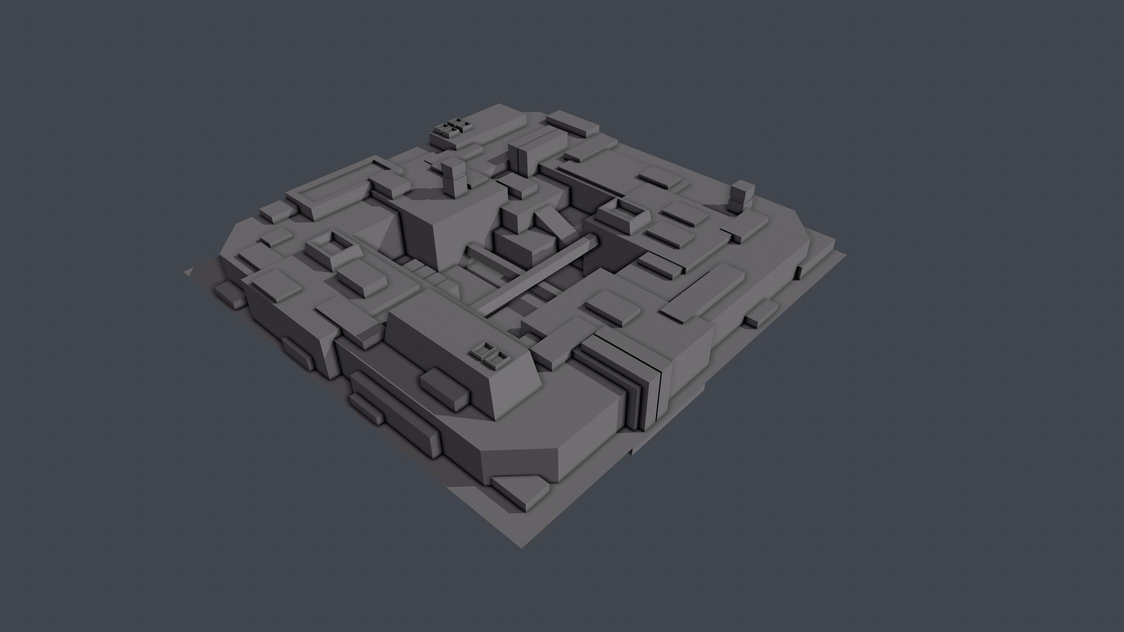 3D model 25 Modular Sci-Fi City Block Set VR / AR / low-poly | CGTrader