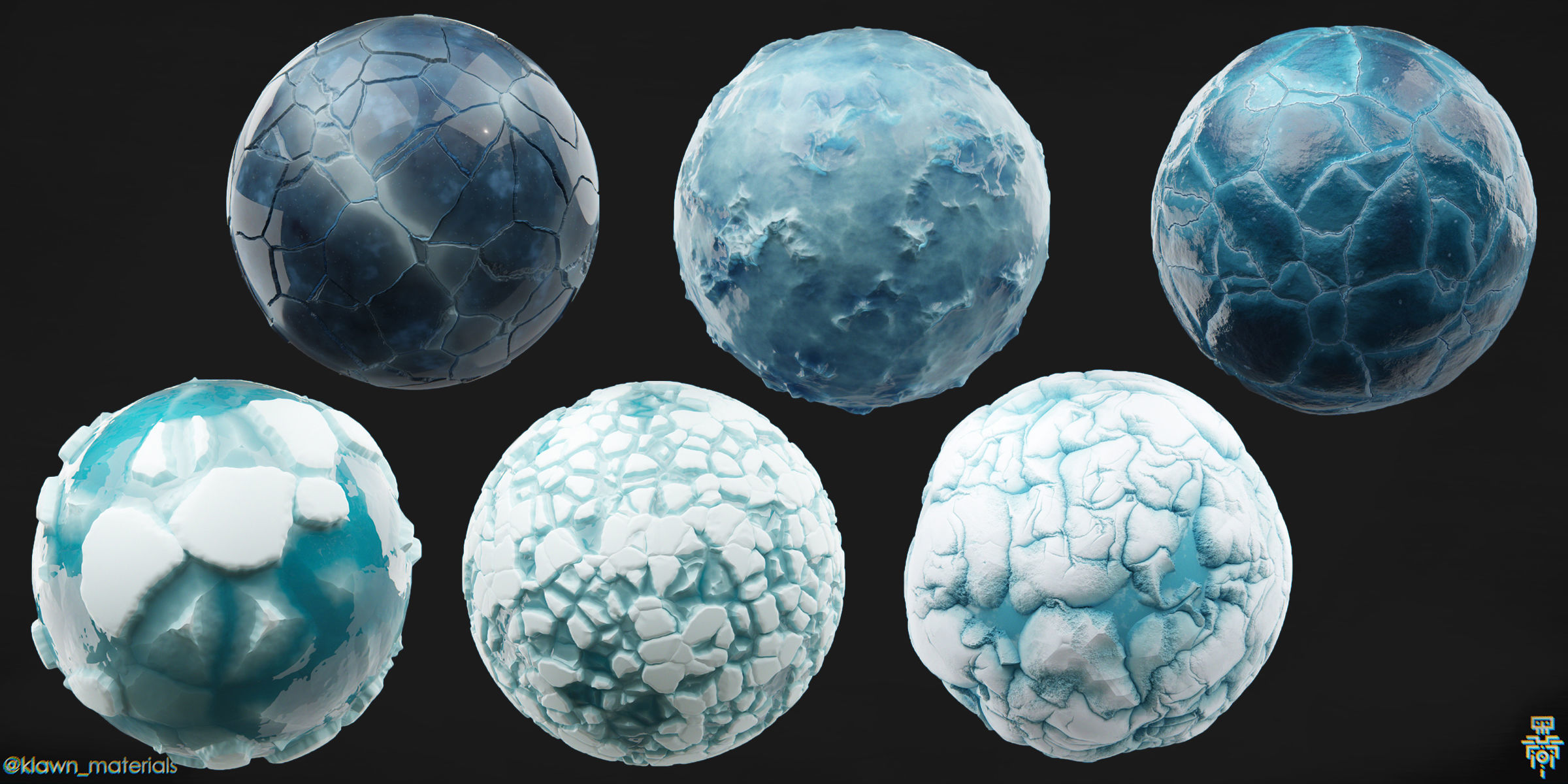 5in1 Procedural Ice Materials for Blender Texture | CGTrader