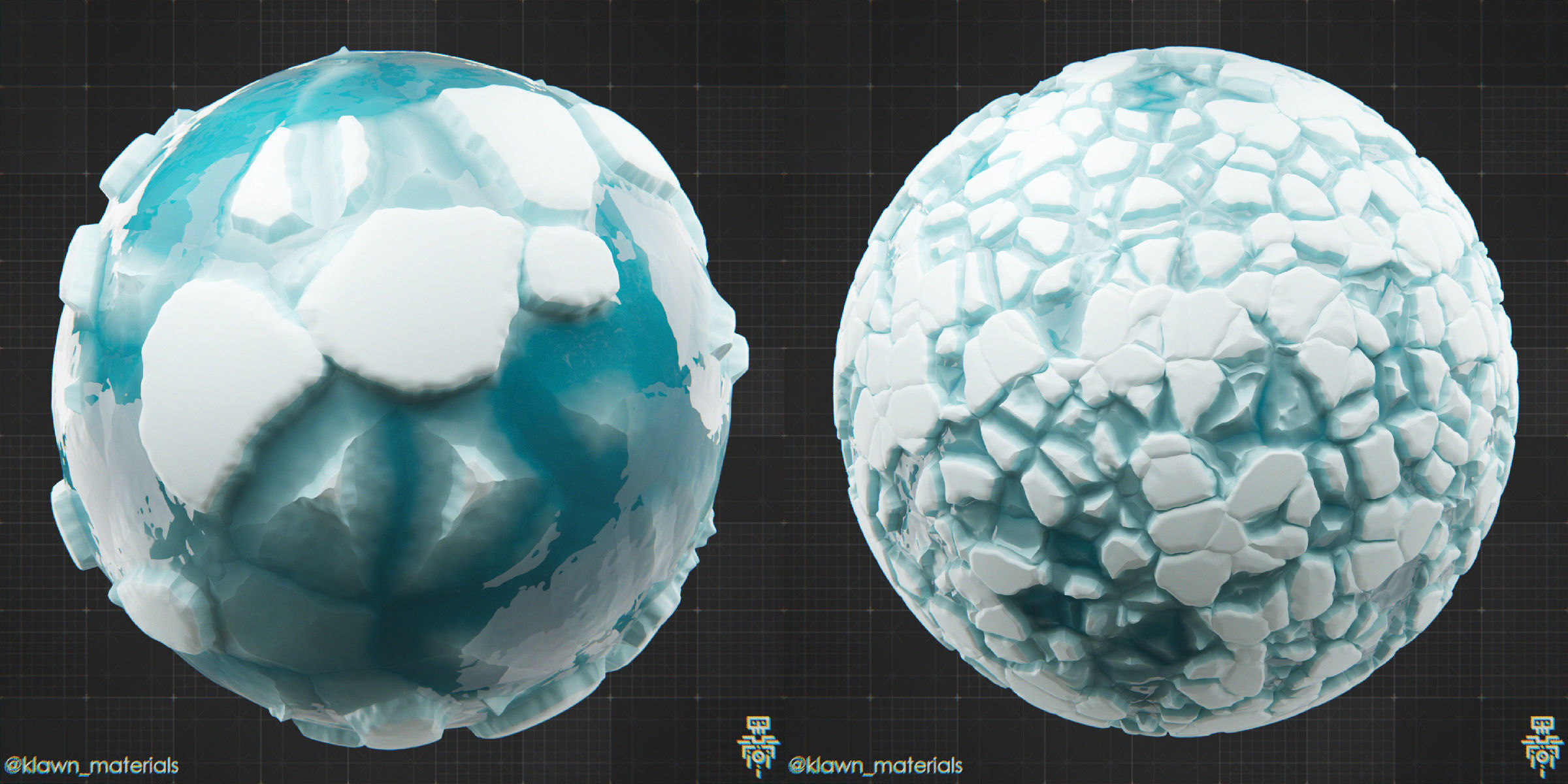 5in1 Procedural Ice Materials for Blender Texture | CGTrader