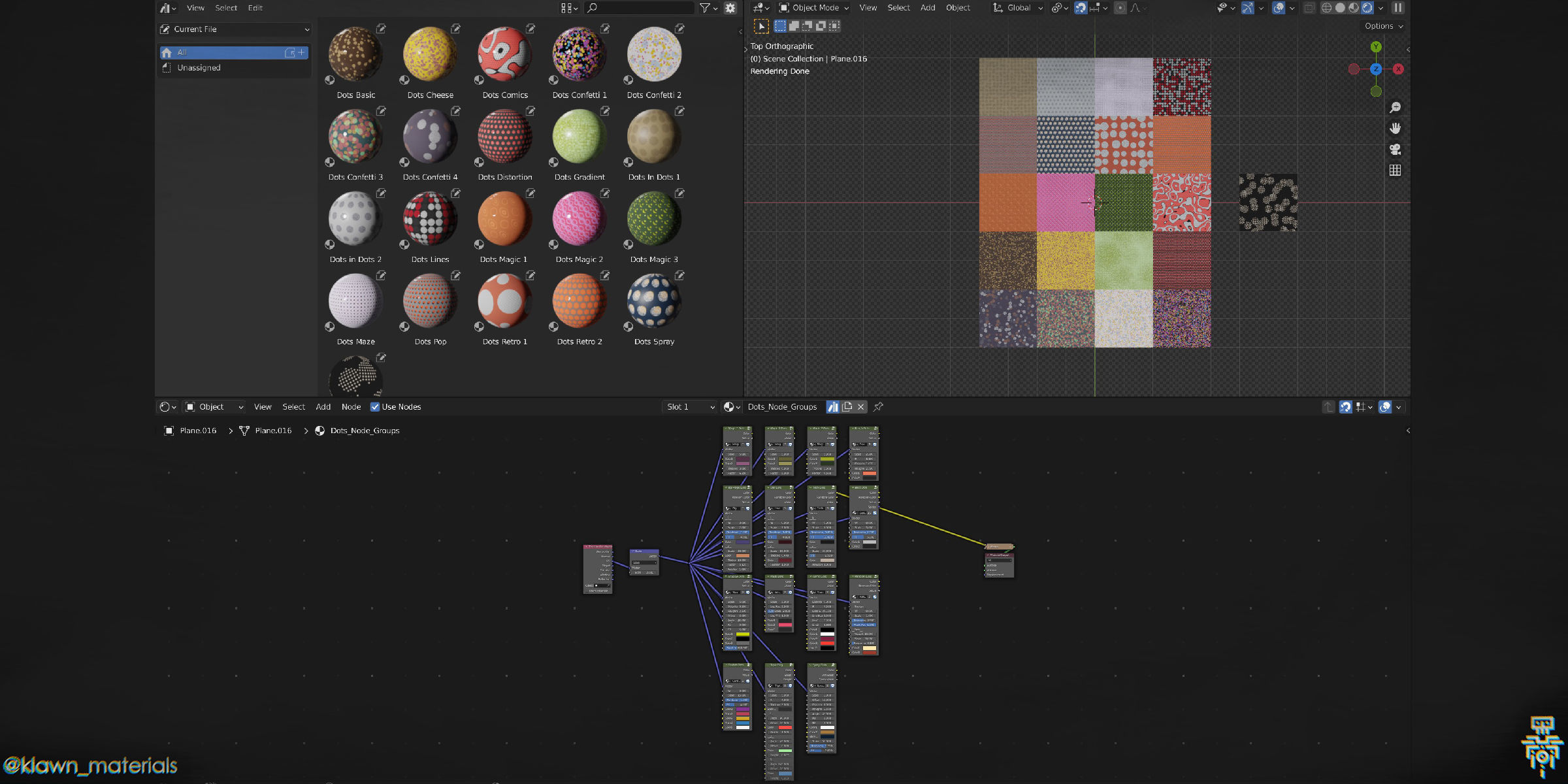 20in1 Procedural Dot Pattern Texture for Blender Texture | CGTrader