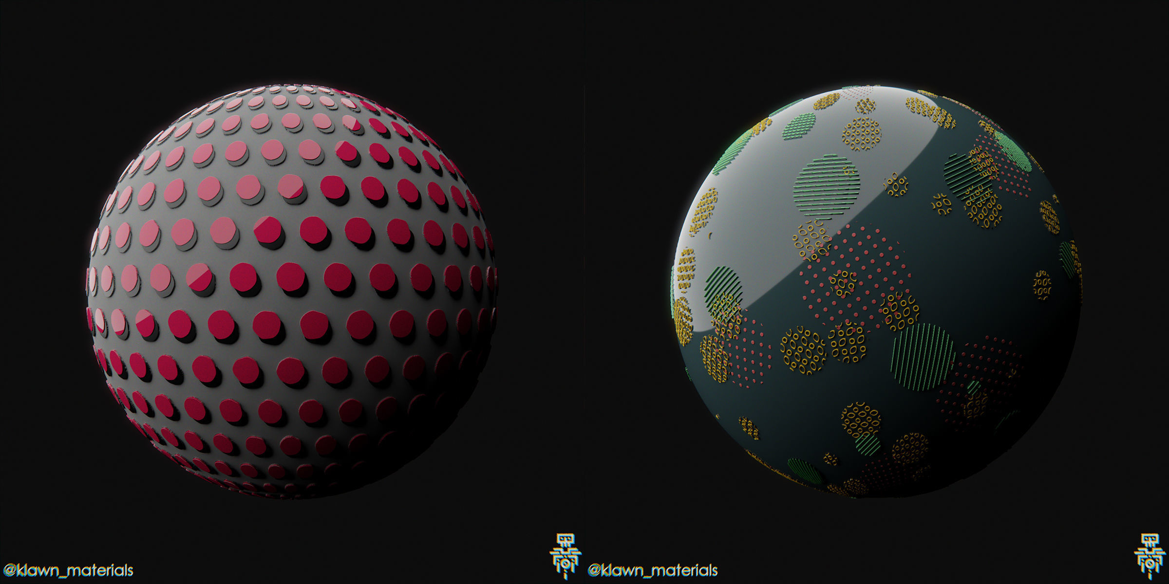 20in1 Procedural Dot Pattern Texture for Blender Texture | CGTrader