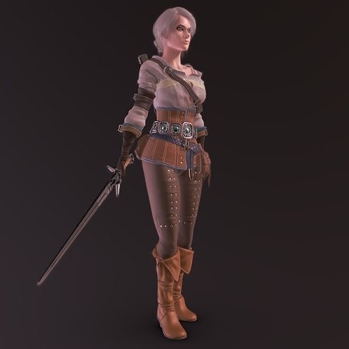 Ciri - Witcher 3D model | CGTrader