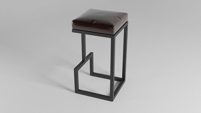 Modern Stool free 3D model | CGTrader
