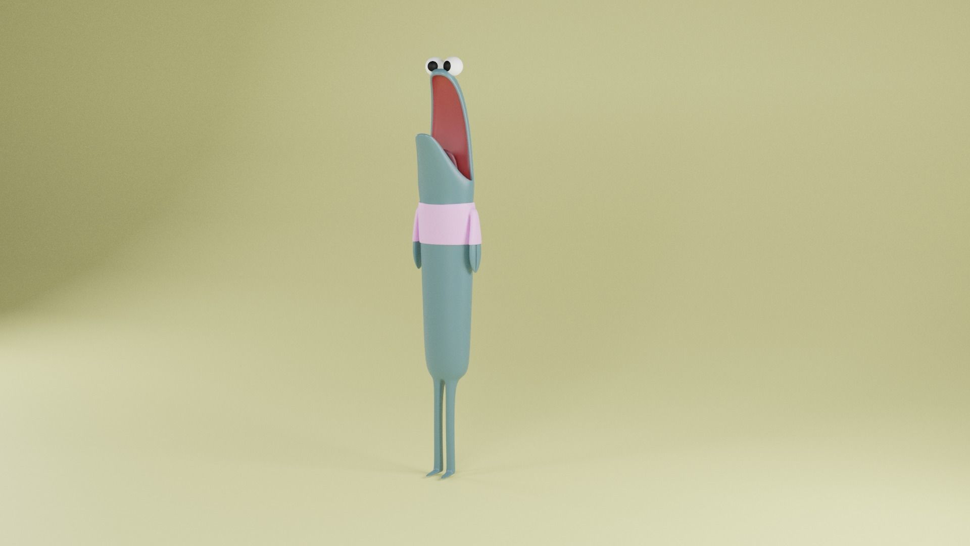 3D model meep fish from spongebob VR / AR / low-poly | CGTrader