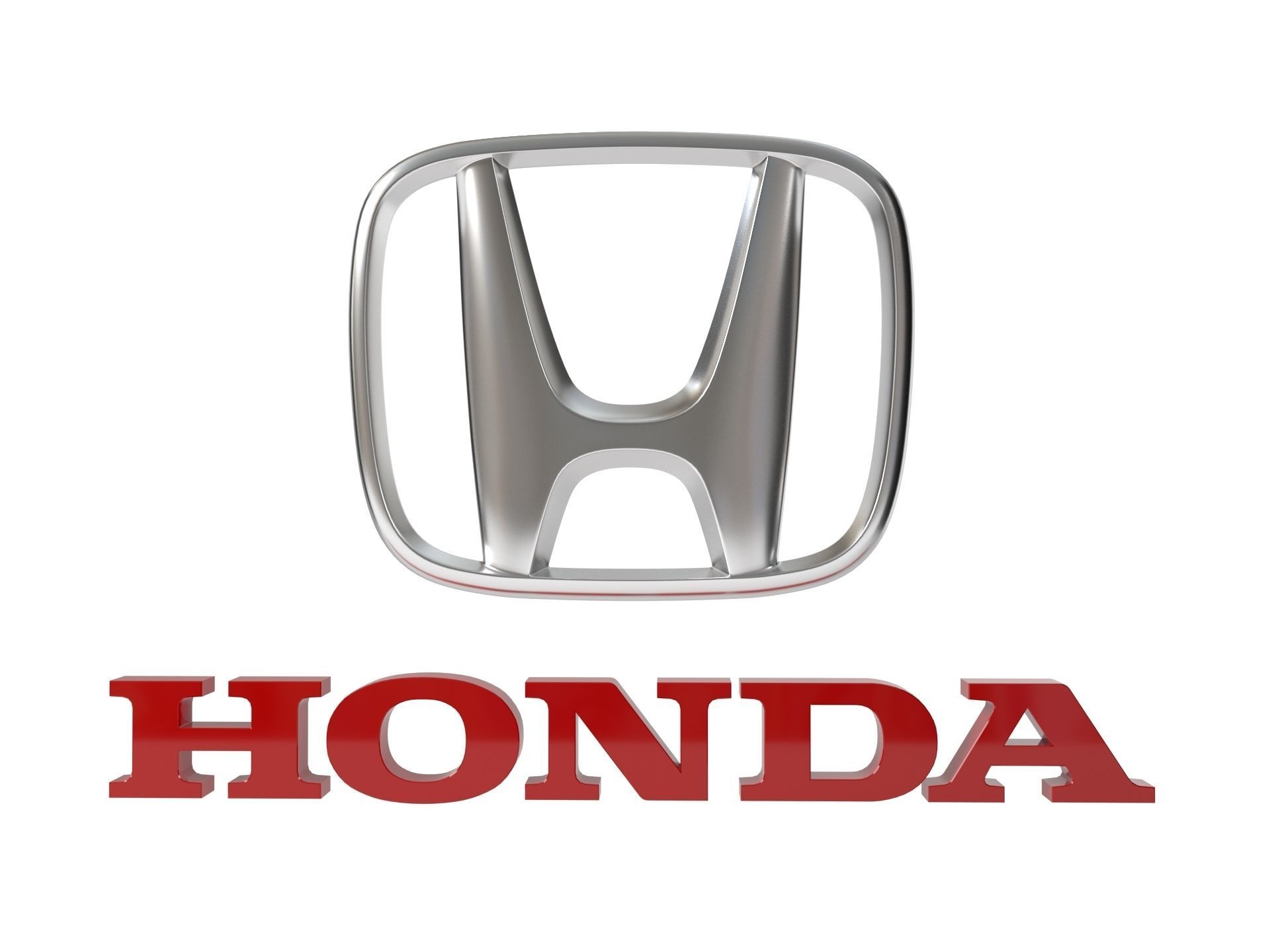 Honda Logo 3D model 3D printable | CGTrader