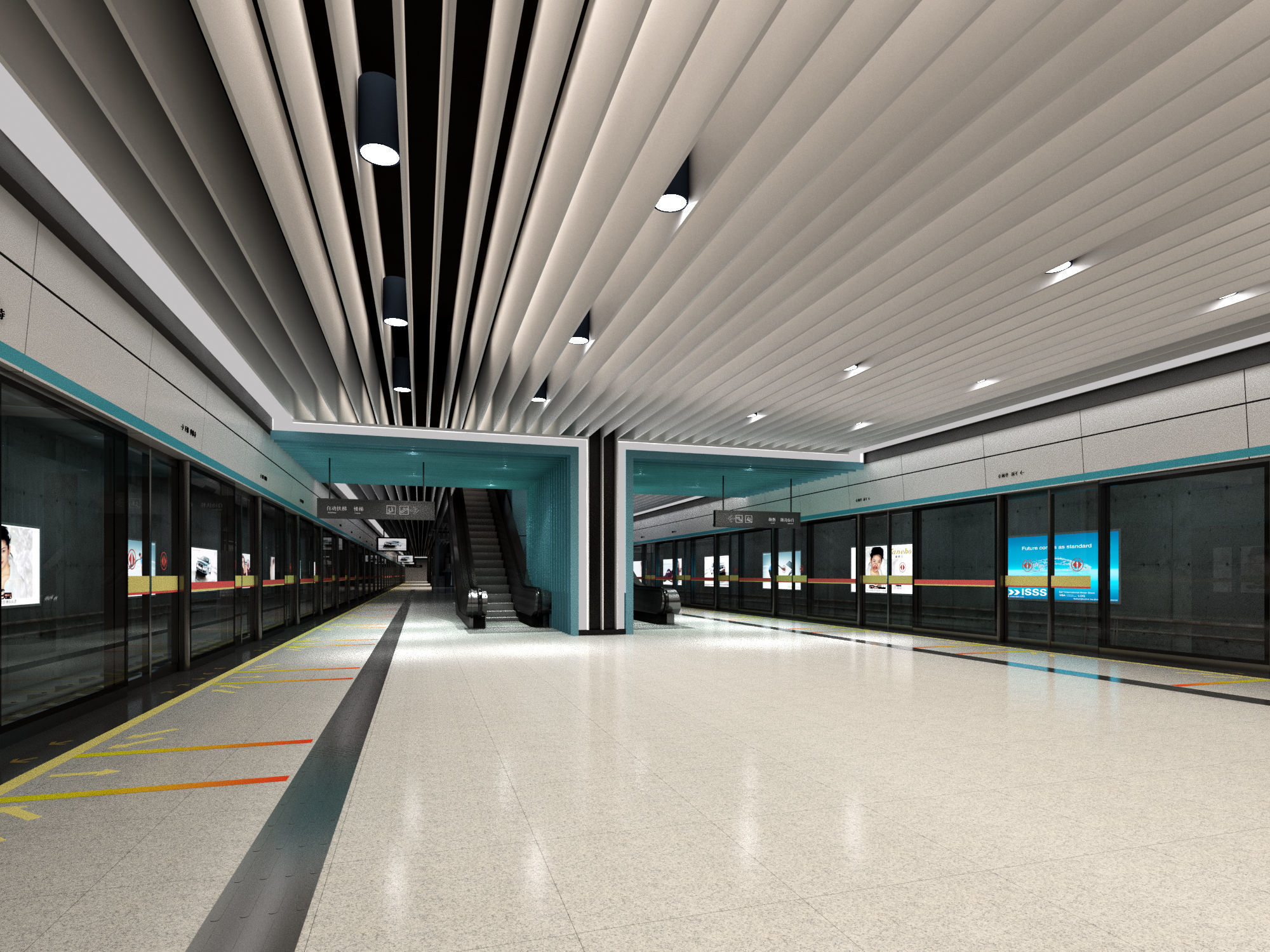 Metro Station 3D model | CGTrader