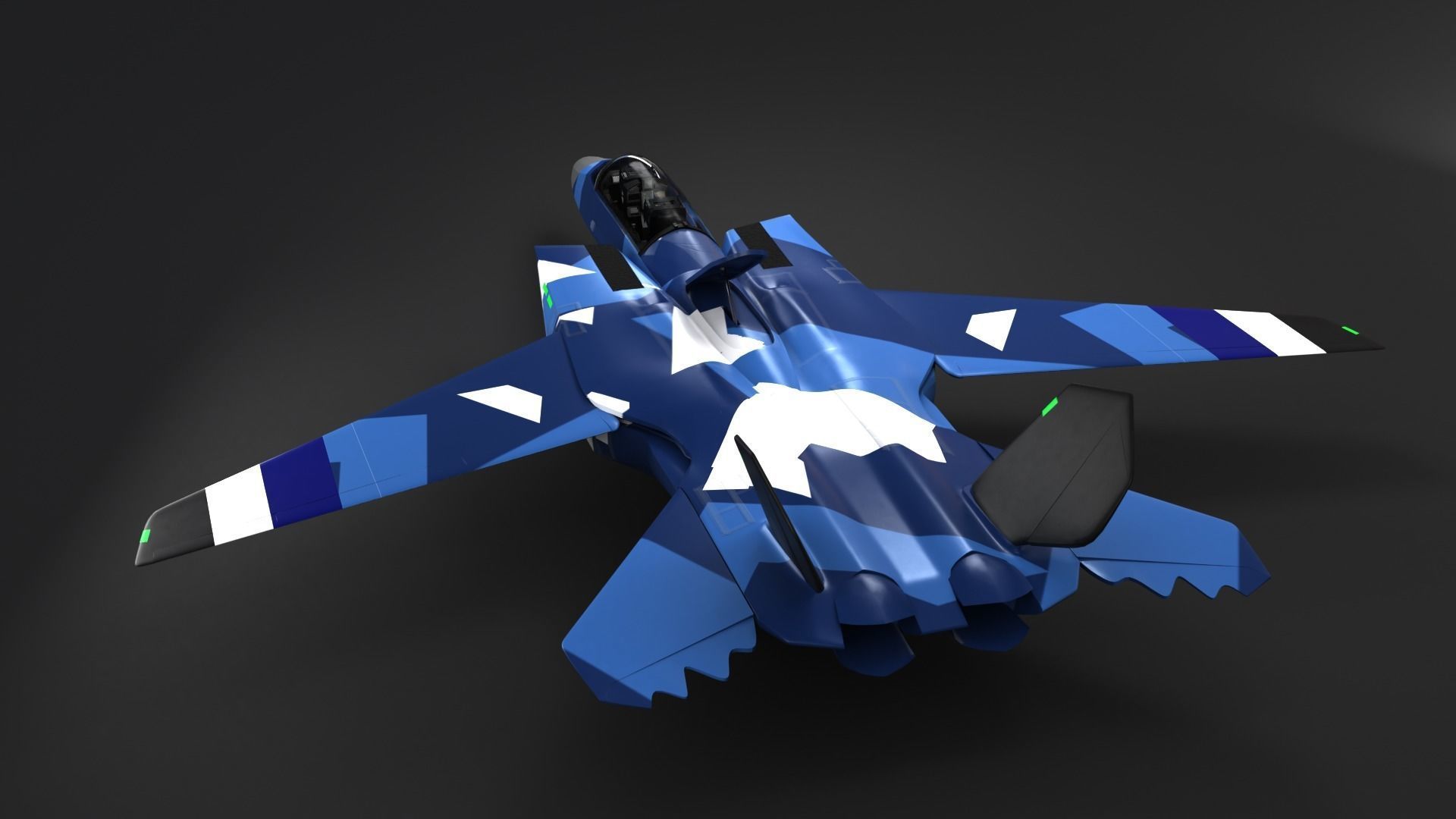3D model F AS-36 Vampire Next Generation Stealth Jet Fully animated VR ...