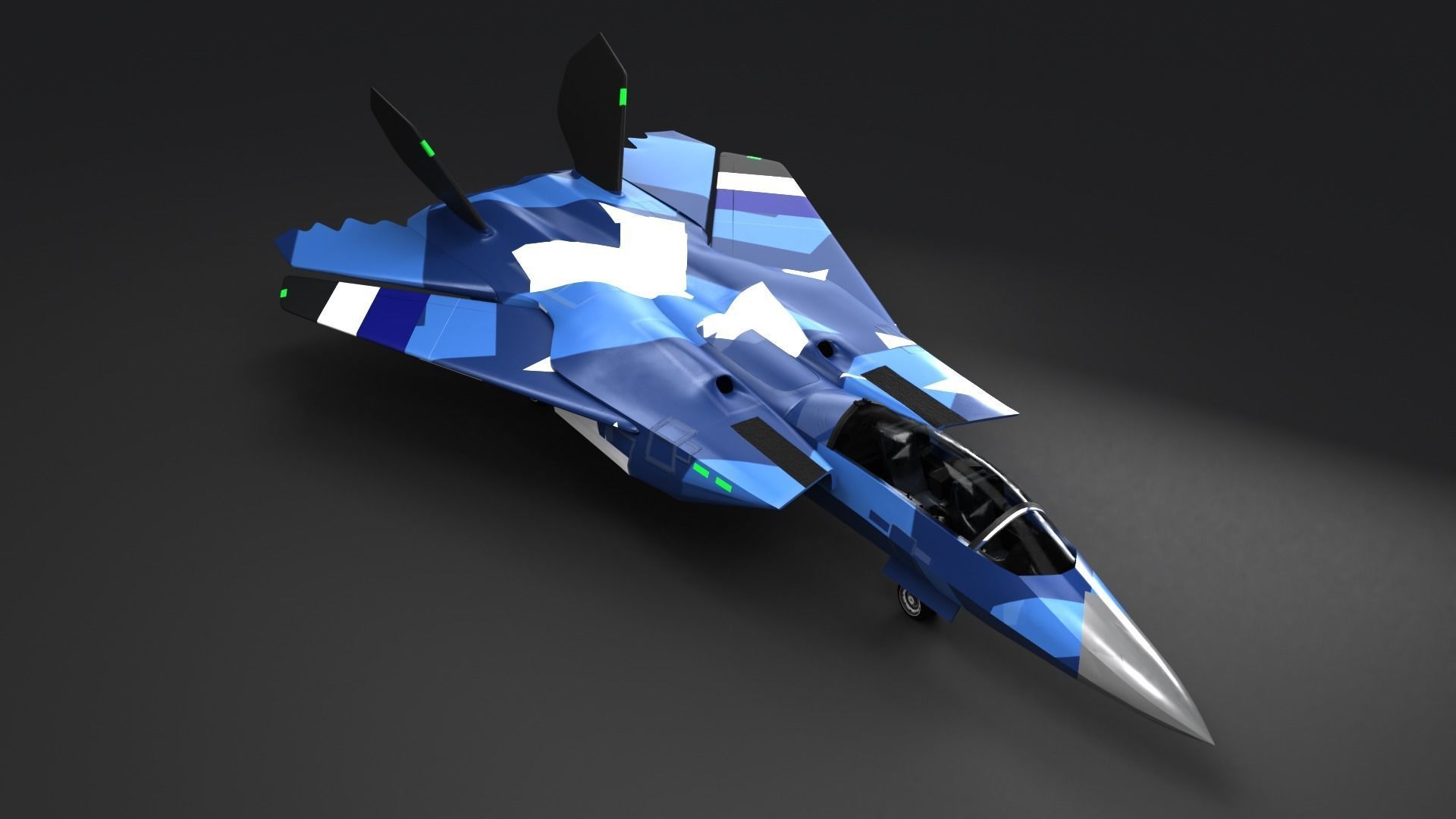 3D model F AS-36 Vampire Next Generation Stealth Jet Fully animated VR ...